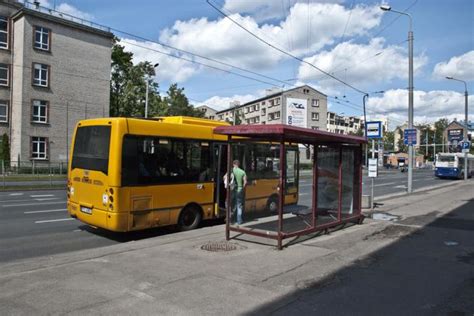 Bus Trolleybus Stop Pērnavas Iela Riga