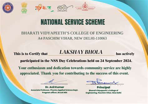 Nss Communityservice Leadership Socialimpact Lakshay Bhola