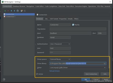 Pycharm使用Database Navigator连接mysql数据库全过程 python 脚本之家