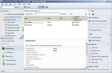 A Screenshot Of Host Service Monitoring On SCOM Download