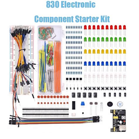 Klystr Arduino Kit Breadboard Set Tie Points Breadboard Set