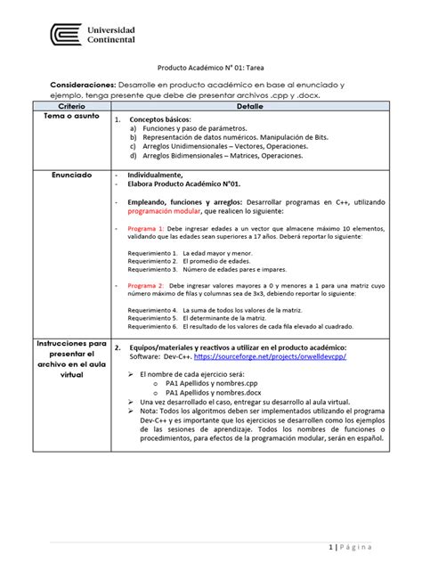 Pa1 Estructura De Datos Pdf Programación De Computadoras Matriz Matemáticas