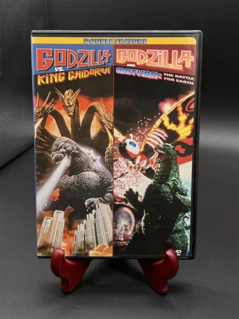 Godzilla And Mothra And Godzilla Vs King Ghidorah Dvd 1998 Double
