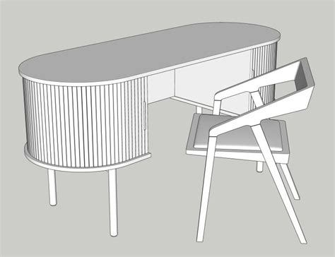 Sketchup 3dmodelling 3dvisualization Furnituredesign Saman Sadeghi