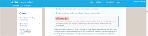 Support A New Asciidoc Admonition Block Important · Issue 64 · Unicef