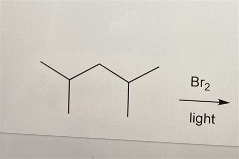 Solved Draw The Major Monobromination Product When The