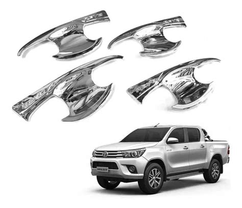 Fondo De Manillas Cromadas Toyota Hilux Revo 2016 2019 Cuotas sin interés