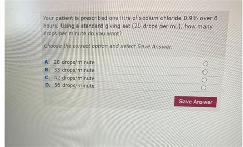 Solved You Need To Add G Of Amiodarone To Ml Of Chegg