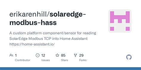 GitHub Erikarenhill Solaredge Modbus Hass A Custom Platform Component Sensor For Reading