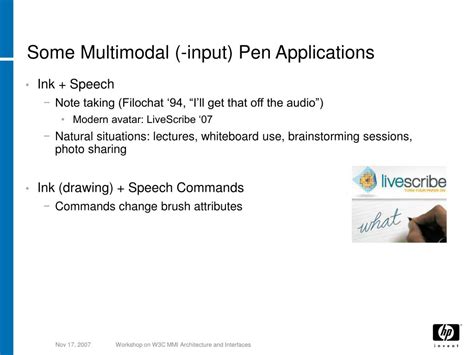 Ppt Understanding The Pen Input Modality Powerpoint Presentation