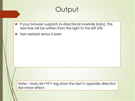 Ppt Html Stands For Hyper Text Mark Up Language And Is A Simple