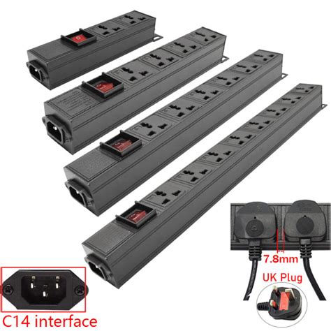 C14 Input Power Input Pdu Power Strip Distribution Unit 2 3 4 5 6 7 8 9