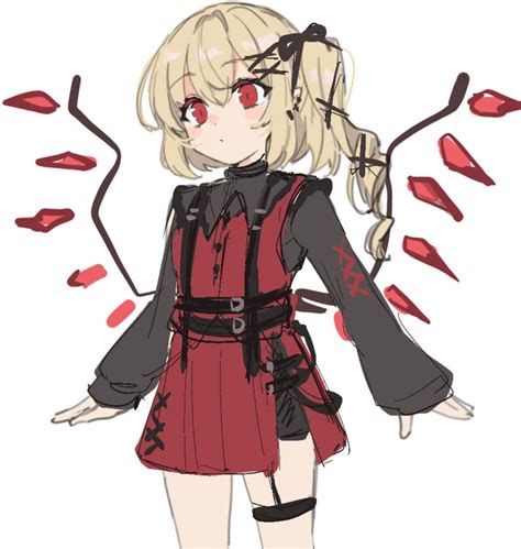 Flandre Scarlet Touhou Drawn By Paragasu Parags Danbooru