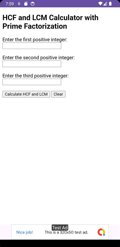 Hcf And Lcm Calculator Apk For Android Download