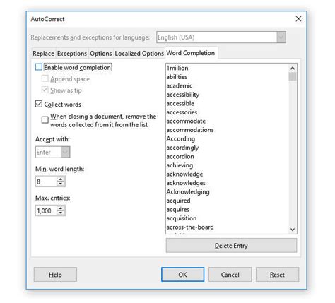 How To Disable Autocomplete In Libreoffice The Journal