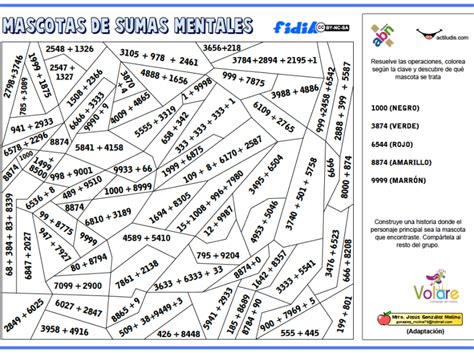 Ejercicios De Cálculo Mental Actiludis