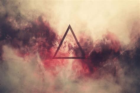 Premium Photo Abstract Background With Landscape And Triangular