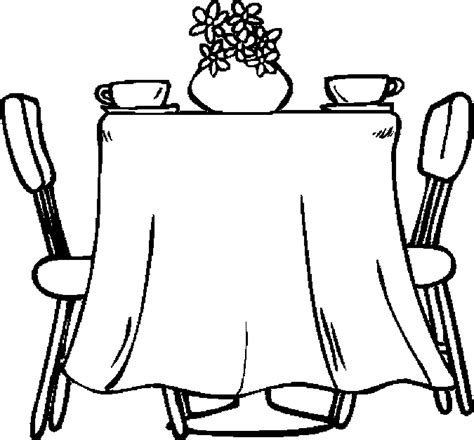 Mesa Para Colorear Pintar E Imprimir