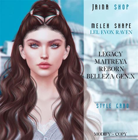 Second Life Marketplace Js Melek Shape Lelutka Raven