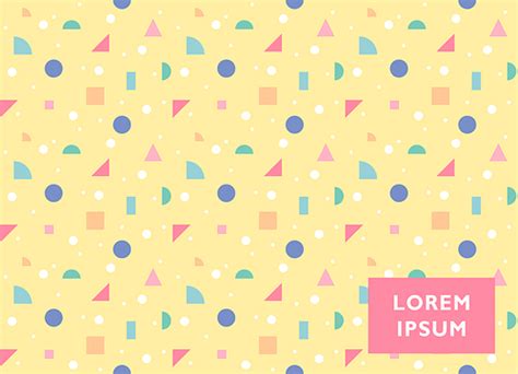 노란색 배경에 여러 도형 등이 반복되어 있다 심플 패턴 배경 디자인 유토이미지 상세페이지 베이직샵 21815877