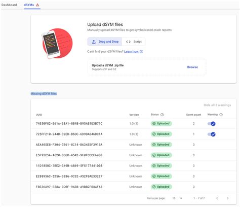 Ios Dsym Upload Works Fine But Crashlytics Complain About Unprocessed Crashes Stack Overflow