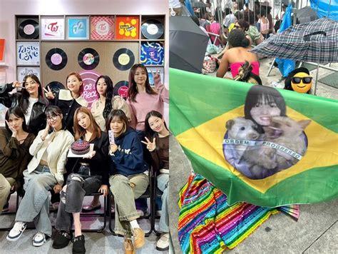 TWICE no Brasil Veja a movimentação nas filas para o primeiro show Noticias
