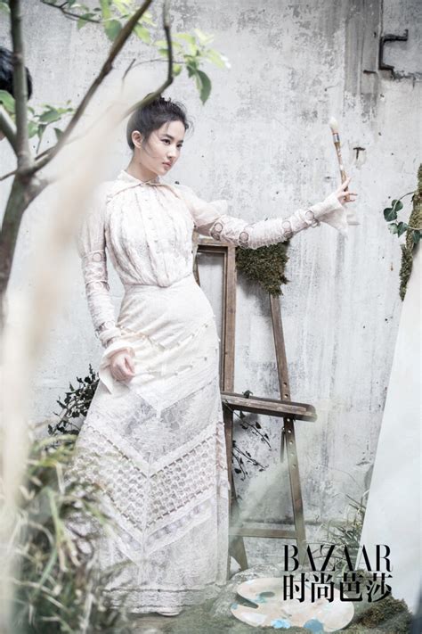刘亦菲时尚芭莎图片2017刘亦菲仙气十足的高清美照 随意云
