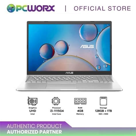 Asus X415ea Bv336t 14 In Hd Core I3 1115g4 4gb Ram 1tb Plus 128 Pcie