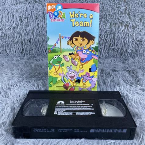 Dora The Explorer We Re A Team Vhs Tape Nickelodeon Nick Jr Late Release Picclick Uk