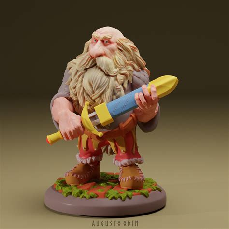 Augusto Odin Suspicious Dwarf By Augusto Odin