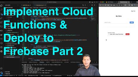 NextJS 14 Firebase App 11 Implement Firebase Google Cloud Functions YouTube