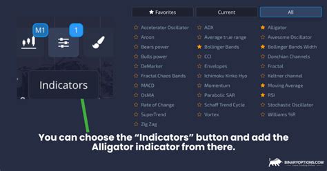 How To Use The Alligator Indicator For Binary Options