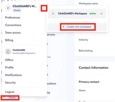 How To Add A New Workspace Clickguard