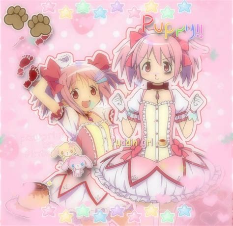 Miku Hatsune Vocaloid Pink Blood Modoka Magica Kawaii Core Soft Wallpaper Puella Magi