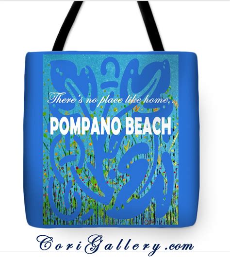 Corinne Carroll On Twitter Pompano Beach Tropical Tote Bag Available