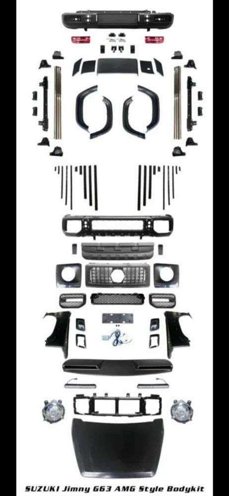 Black Abs Plastic Jimny Gwagon G63 Body Kit For Garage At ₹ 320000set