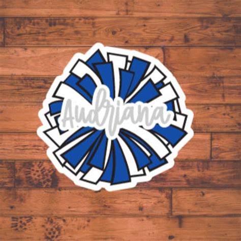 Custom Pom Pom Sticker Etsy