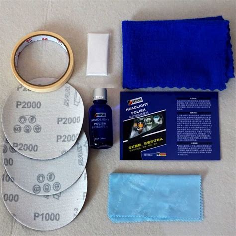Car Headlight Restoration Kit Auto Headlight Renov Grandado
