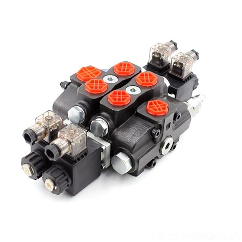 Sd8 Solenoid 2 Spool Sectional Directional Valve Boxinhuasheng Hydraulic