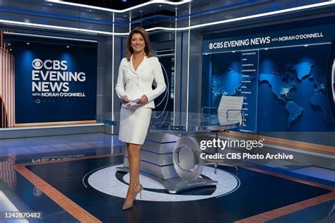Norah Odonnell On The New Set Of Cbs Evening News With Norah Odonnell