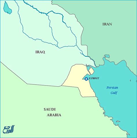 خريطة الكويت بالتفصيل بجودة عالية موقع المرجع