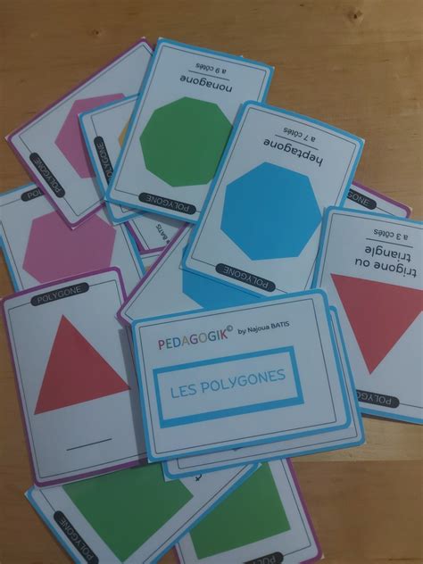 14 cartes apprendre et réviser les polygones Des outils 100 gratuits