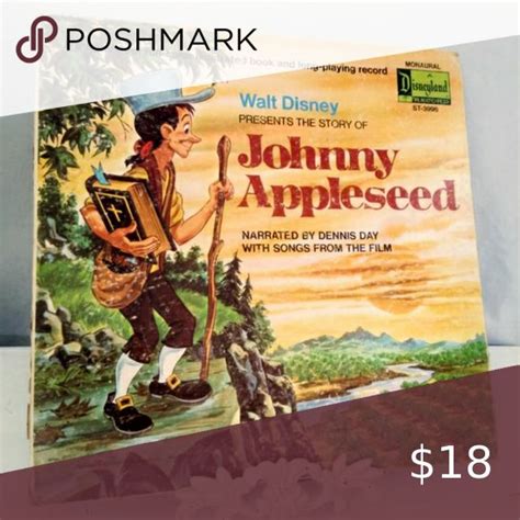 Vintage Johnny Appleseed Vinyl A Classic Disney Collectible