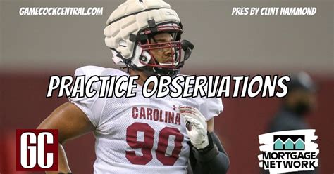Gamecock Central Live South Carolina Football Practice Observations
