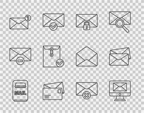 Set Line Mail Box Monitor And Envelope Message Lock Password