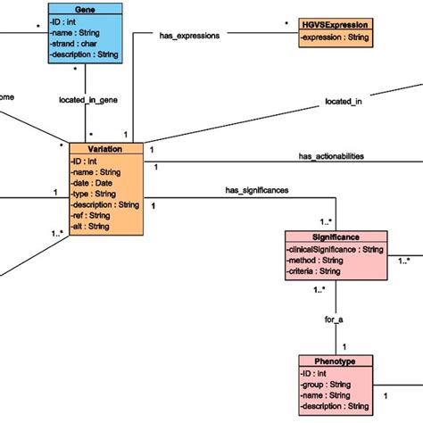 UML Class Diagram Representing The Conceptual Schema That Is The Download Scientific Diagram