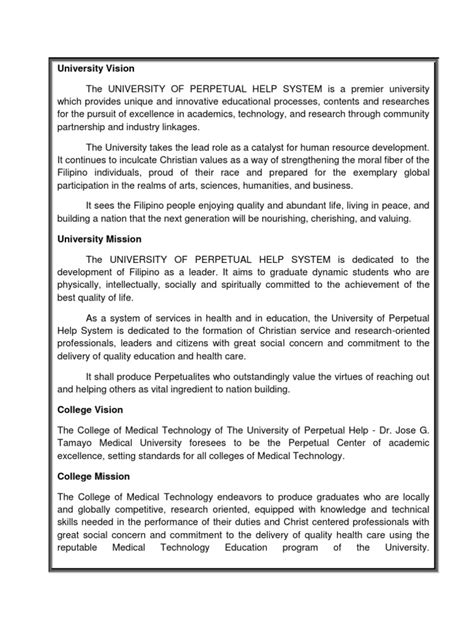 Uphs Mission Vision Download Free Pdf Cognition Psychological Concepts