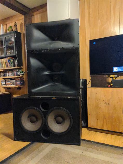JBL 3632 Screen Array Horns Only Late 90s Balck Reverb