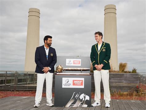 Wtc Final India Vs Australia Skippers Rohit Sharma Pat Cummins Reach