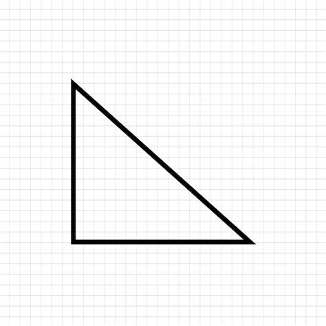 Premium Vector Free Vector Geometrical Right Triangle Shape On A White Background Vector